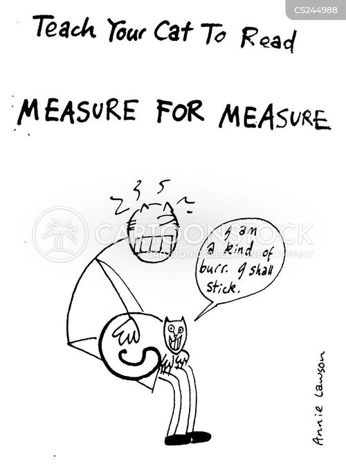 Measure For Measure Cartoons and Comics - funny pictures from CartoonStock