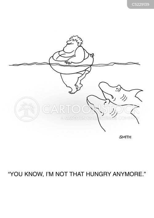 Fat Shark Cartoons and Comics - funny pictures from CartoonStock