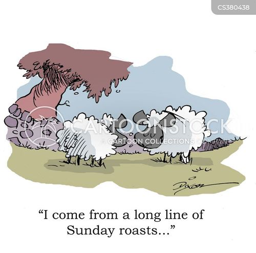 Sunday Roast Cartoons and Comics - funny pictures from CartoonStock
