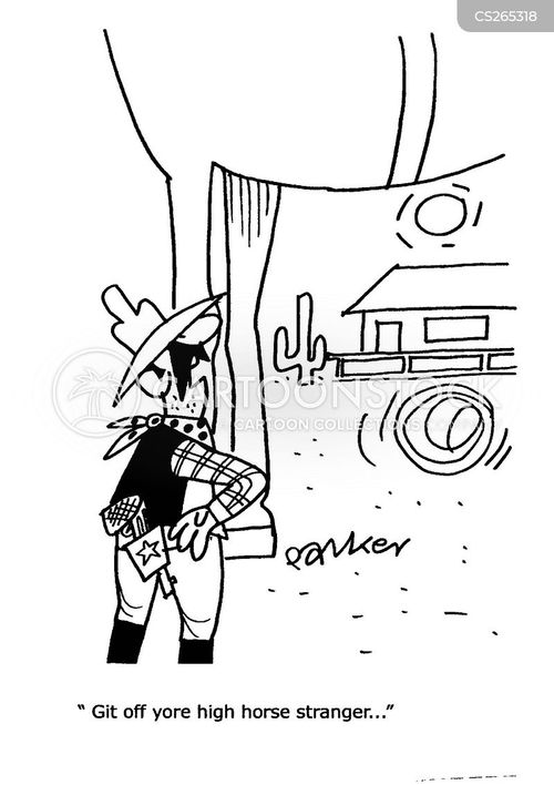 High Horses Cartoons and Comics - funny pictures from CartoonStock