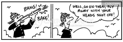 Clay Pigeon Cartoons and Comics - funny pictures from CartoonStock