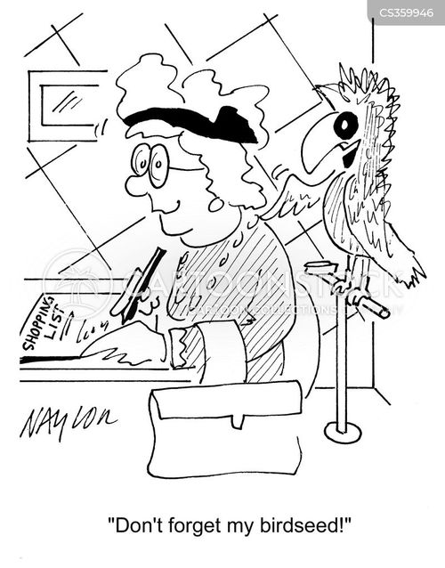 Bird Shopping Cartoons and Comics - funny pictures from CartoonStock