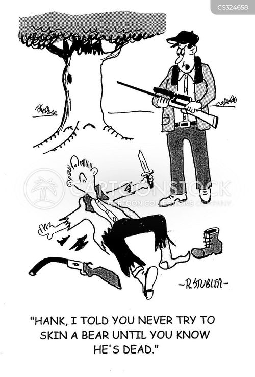 Bear Hunt Cartoons and Comics - funny pictures from CartoonStock