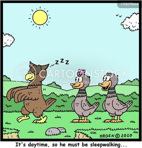 Sleepwalking Cartoons and Comics - funny pictures from CartoonStock