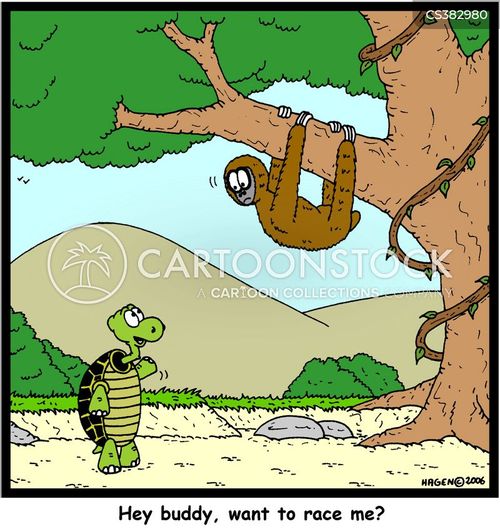 Slowpoke Cartoons and Comics - funny pictures from CartoonStock