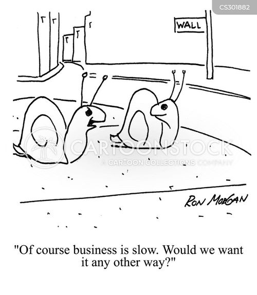 Business Is Slow Cartoons and Comics - funny pictures from CartoonStock