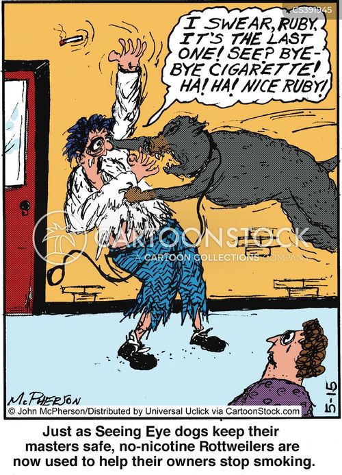 Rottweiler Cartoons and Comics - funny pictures from CartoonStock