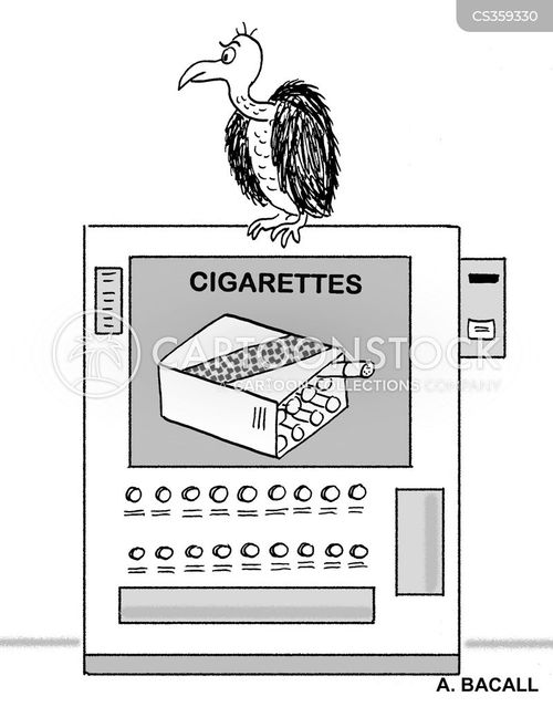 Cigarette Machine Cartoons and Comics - funny pictures from CartoonStock