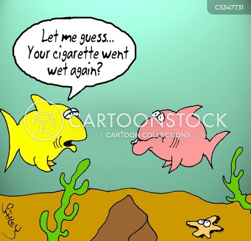 A Smoking Fish Inside A Chicken Fish Smoking A Cigarette Pillow