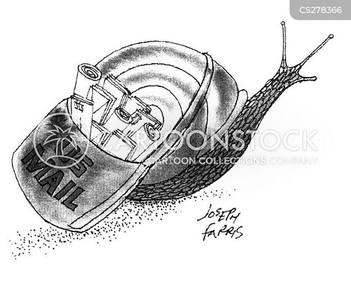 Delivering Letters Cartoons and Comics - funny pictures from CartoonStock