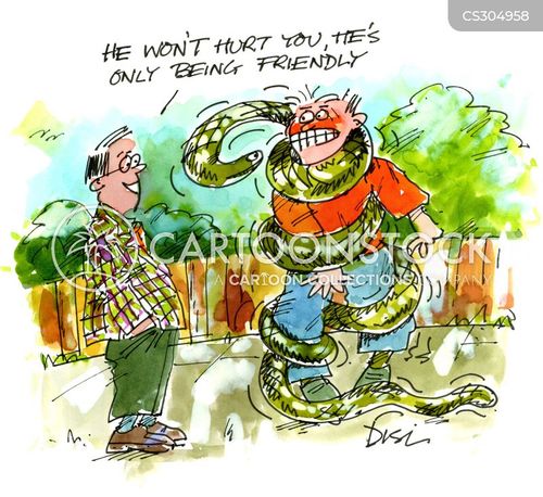 Constrict Cartoons and Comics - funny pictures from CartoonStock