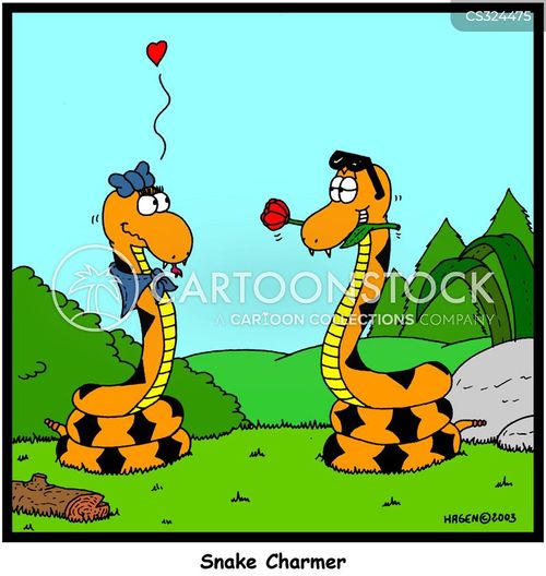 Snake Couple Cartoons and Comics - funny pictures from CartoonStock