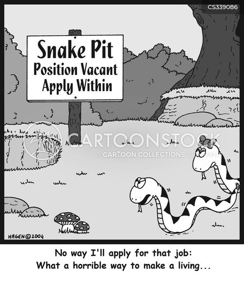 Snake Pit Cartoons and Comics - funny pictures from CartoonStock