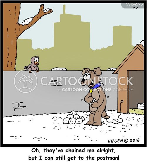 Chained Cartoons and Comics - funny pictures from CartoonStock