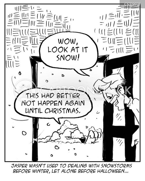 Winter Weather Cartoons and Comics - funny pictures from CartoonStock