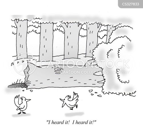 If A Tree Falls In The Forest Cartoons and Comics - funny pictures from ...