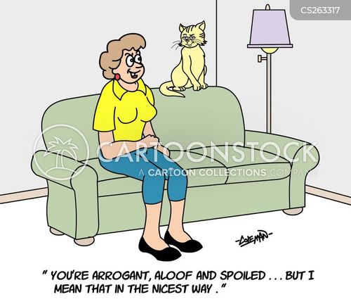 Aloof Cat Cartoons and Comics - funny pictures from CartoonStock