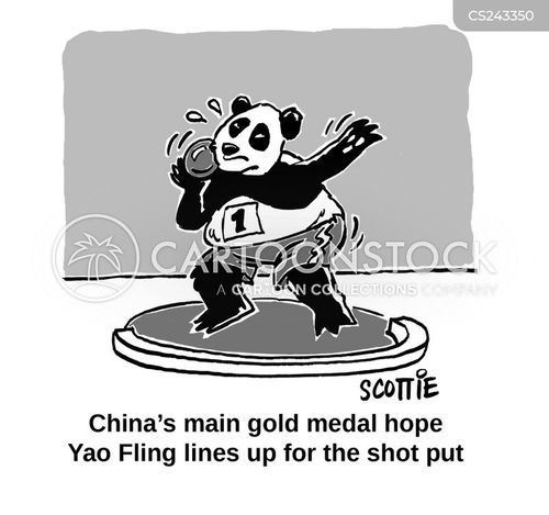 Shot Put Cartoons and Comics - funny pictures from CartoonStock