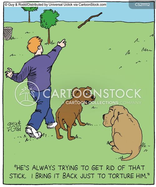 Plays Fetch Cartoons and Comics - funny pictures from CartoonStock