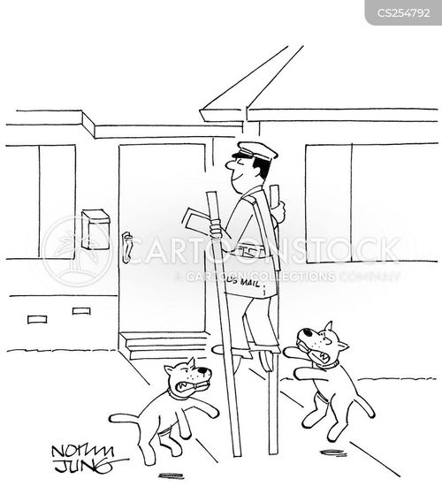 Mail Deliverer Cartoons and Comics - funny pictures from CartoonStock