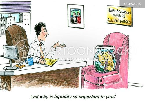 Liquidity Cartoons and Comics - funny pictures from CartoonStock