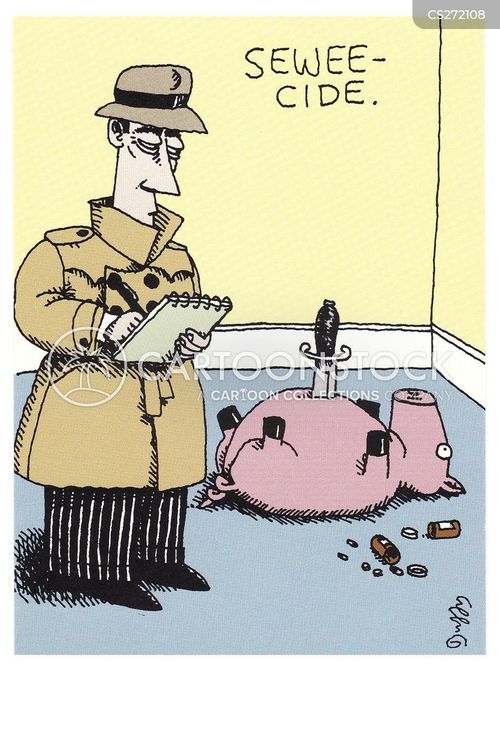 Crime Scene Investigation Cartoons and Comics - funny pictures from ...