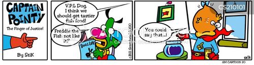 Fish Flakes Cartoons and Comics - funny pictures from CartoonStock