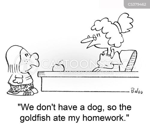 Homework Done Cartoons and Comics - funny pictures from CartoonStock