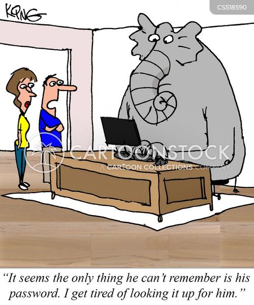 Computer Password Cartoons and Comics - funny pictures from CartoonStock