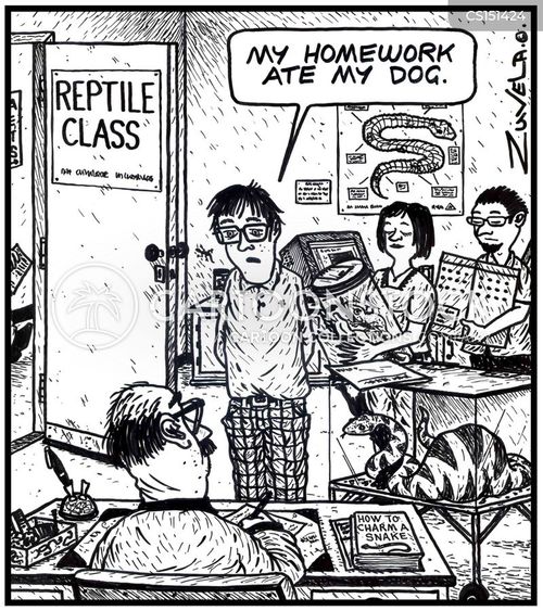 The Dog Ate My Homework Cartoons and Comics - funny pictures from ...