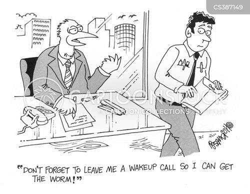 Arriving First Cartoons and Comics - funny pictures from CartoonStock