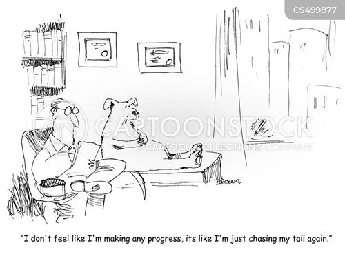 Chasing My Tail Cartoons and Comics - funny pictures from CartoonStock