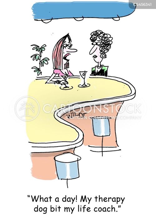 Therapy Dog Cartoons and Comics - funny pictures from CartoonStock