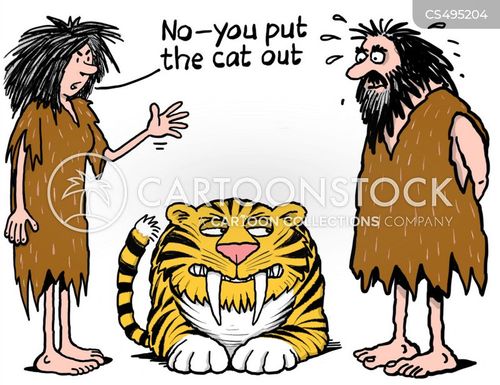 Sabre Tooth Cartoons and Comics - funny pictures from CartoonStock