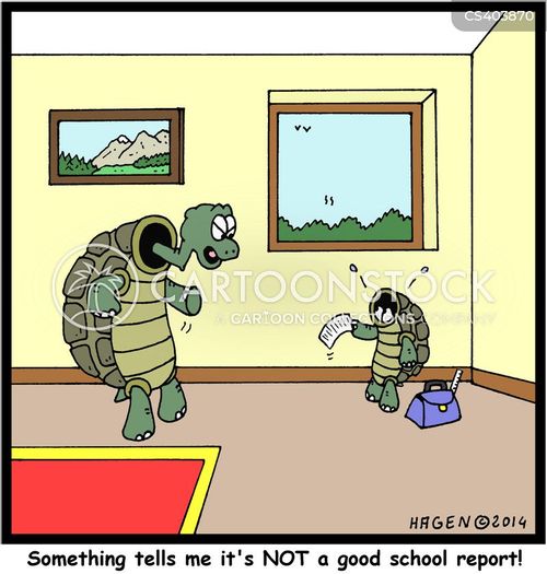 School Report Card Cartoons and Comics - funny pictures from CartoonStock