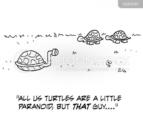 Nervous Turtle Cartoons and Comics - funny pictures from CartoonStock