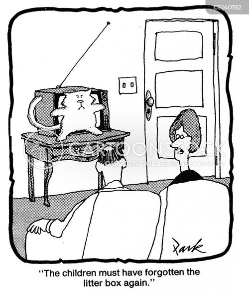 Too Much Tv Cartoons and Comics - funny pictures from CartoonStock