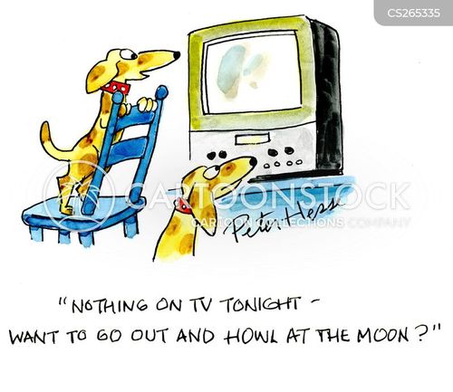 Howling At The Moon Cartoons and Comics - funny pictures from CartoonStock