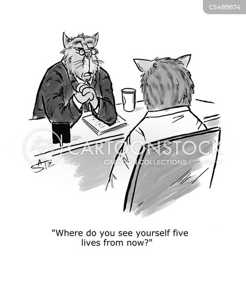 Interview Questions Cartoons and Comics - funny pictures from CartoonStock