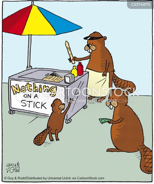Bag On Stick Cartoons and Comics - funny pictures from CartoonStock
