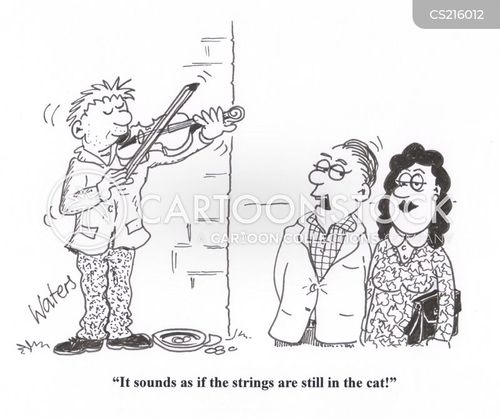 Stringed Instrument Cartoons and Comics - funny pictures from CartoonStock