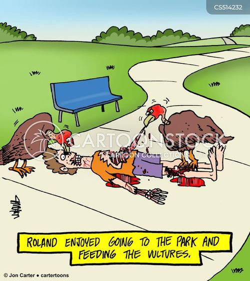 Scavenger Birds Cartoons and Comics - funny pictures from CartoonStock