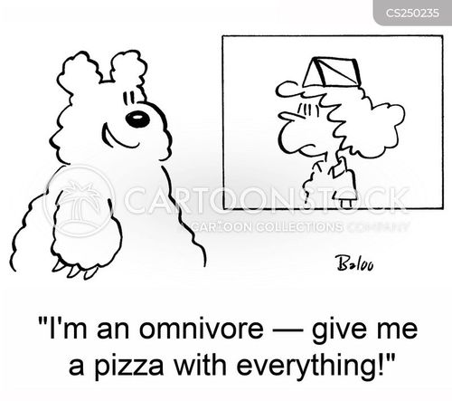 Omnivore Cartoons and Comics - funny pictures from CartoonStock