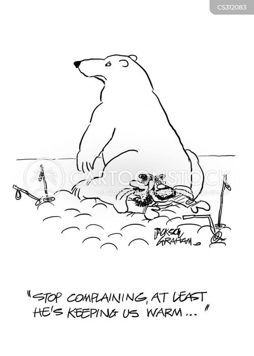 Keeping Warm Cartoons and Comics - funny pictures from CartoonStock