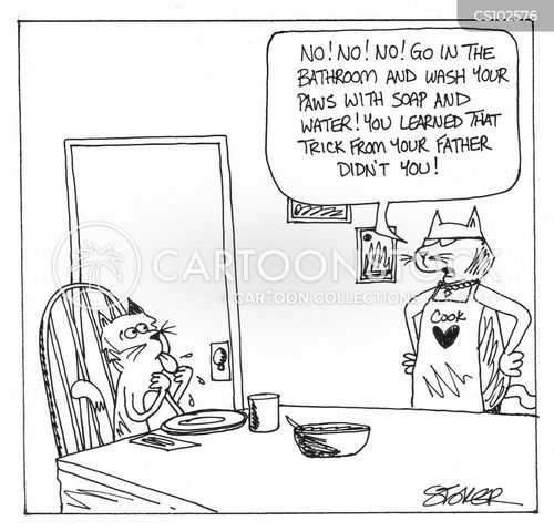 Staying Clean Cartoons and Comics - funny pictures from CartoonStock