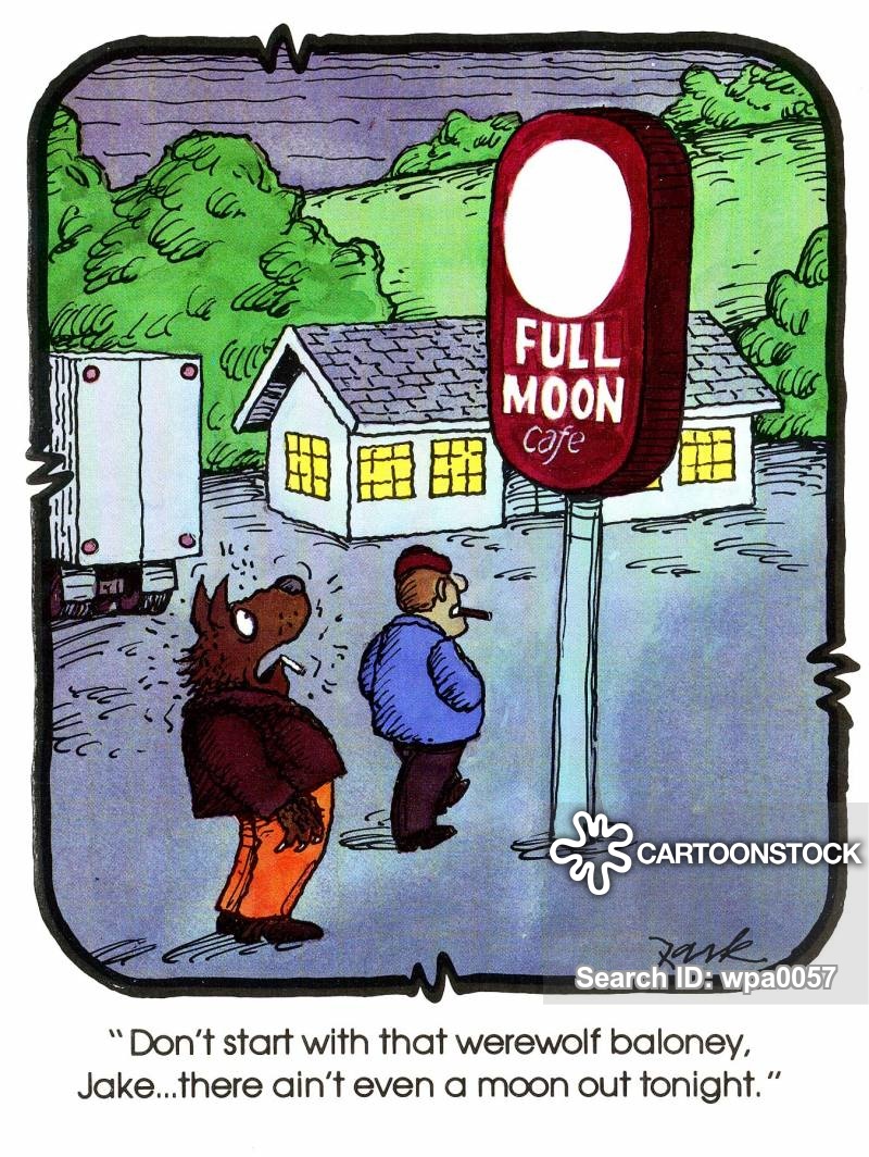 Funny Werewolf Cartoon