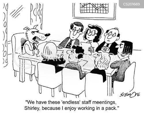 Staff Meetings Cartoons and Comics - funny pictures from CartoonStock