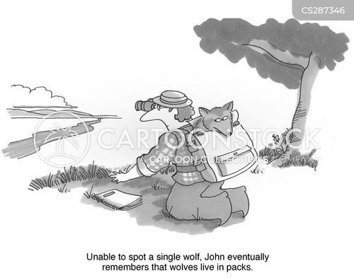 Wolf Pack Cartoons and Comics - funny pictures from CartoonStock