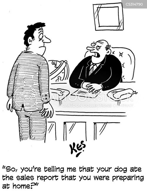 Chewed Report Cartoons and Comics - funny pictures from CartoonStock