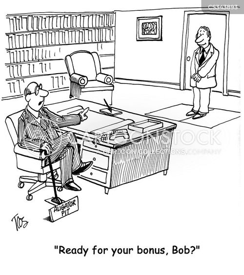 Company Bonus Cartoons and Comics - funny pictures from CartoonStock
